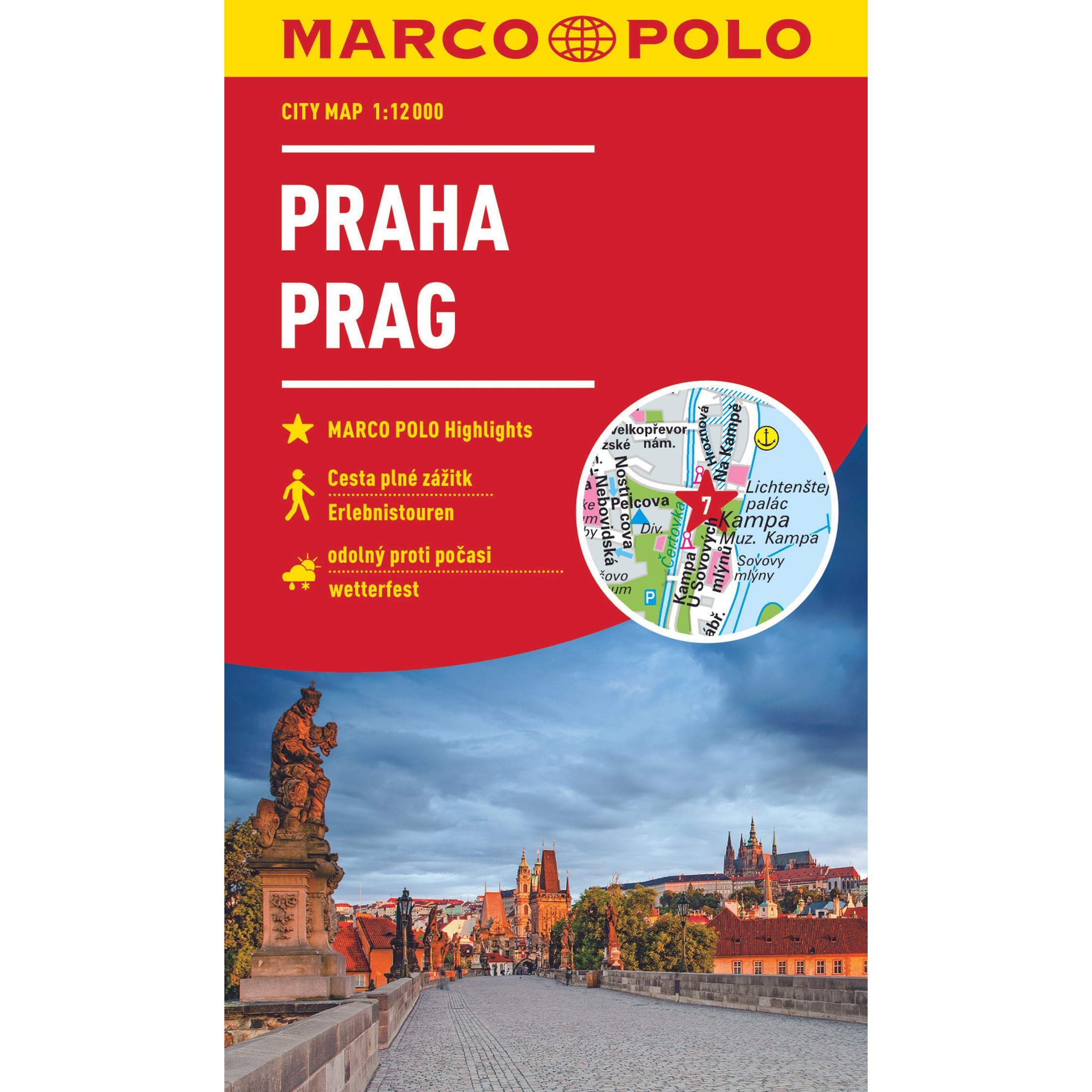 Praga harta orașului (Marco Polo)