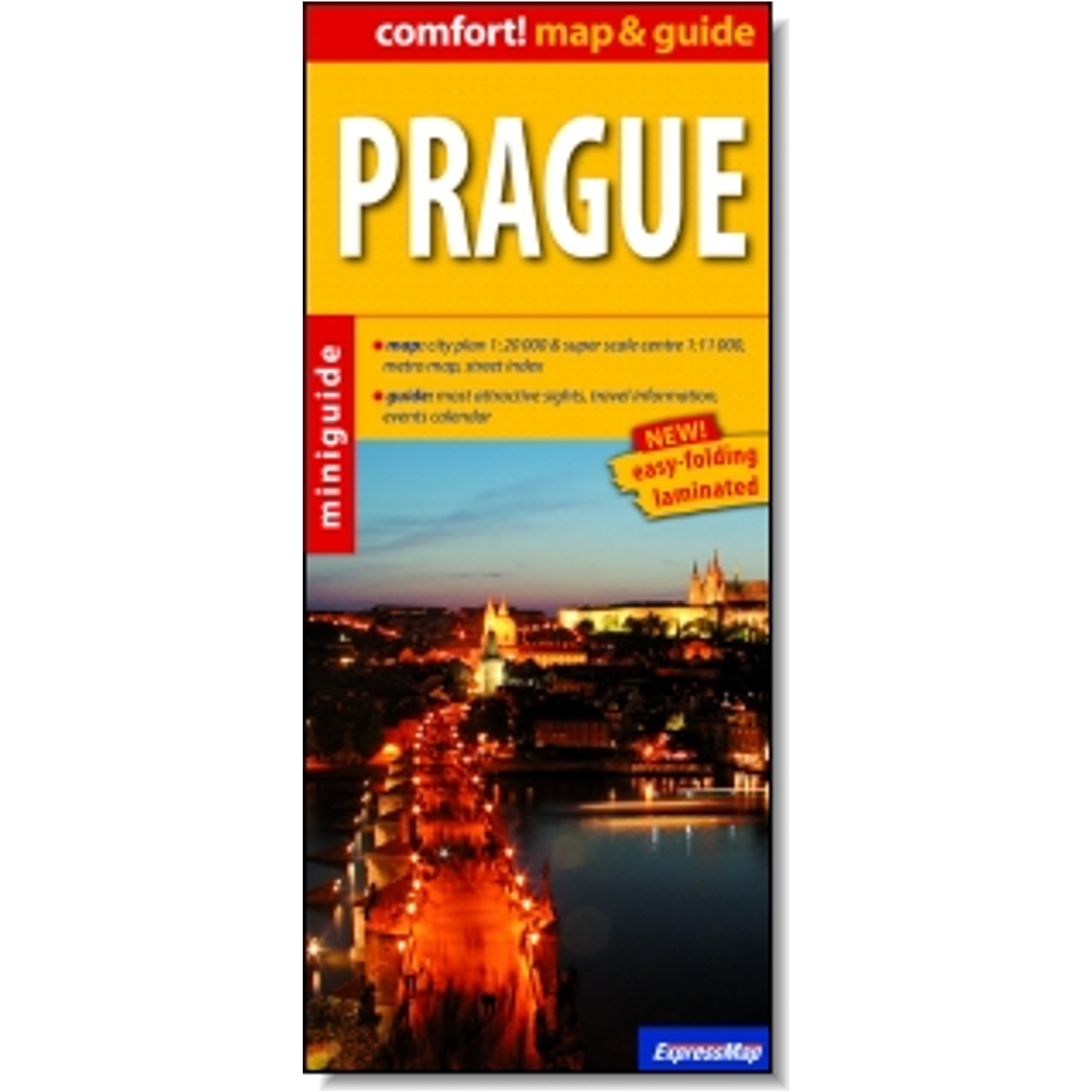 Praga (map&guide) harta laminată