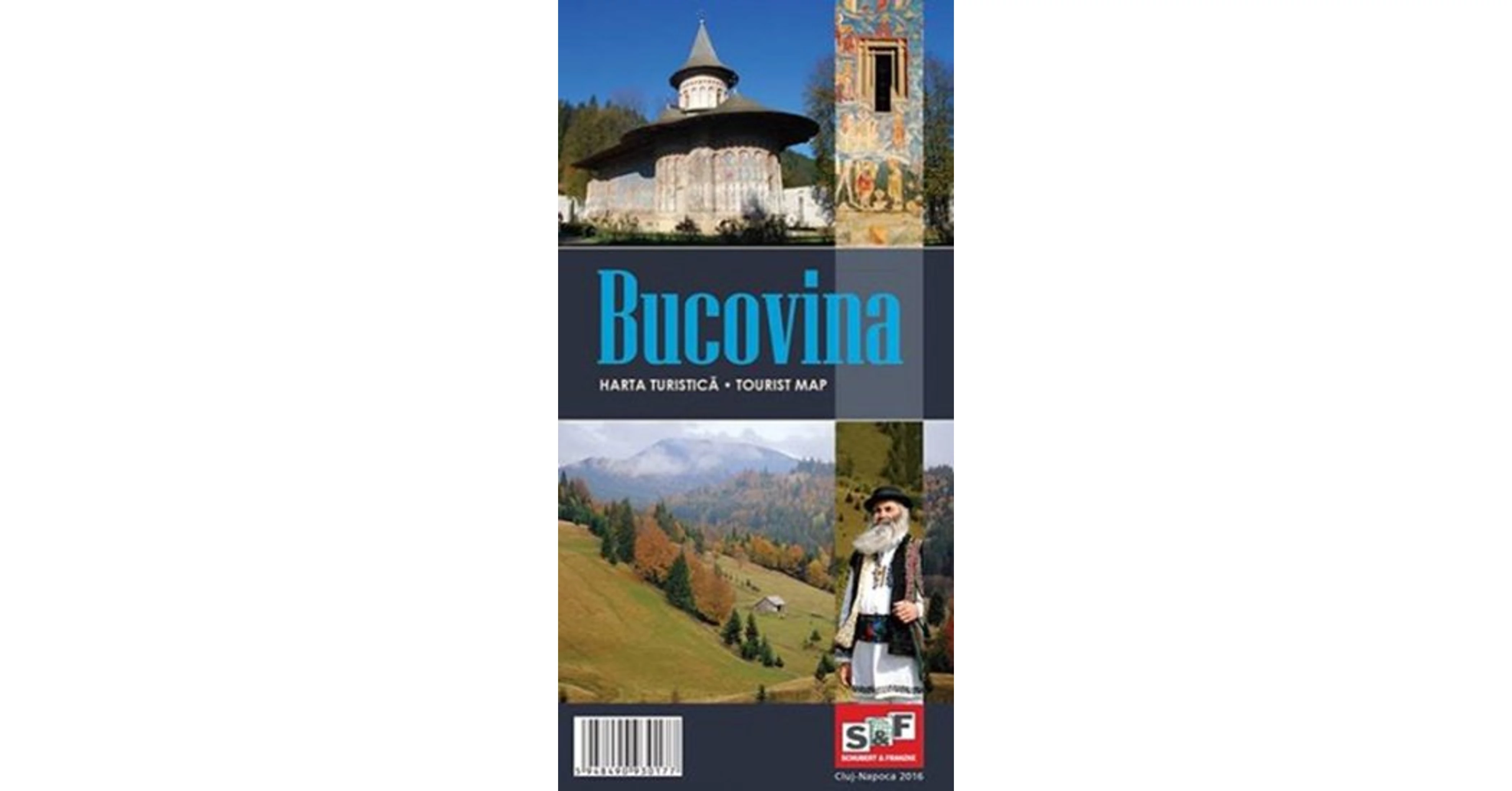 Harta turistică Bucovina