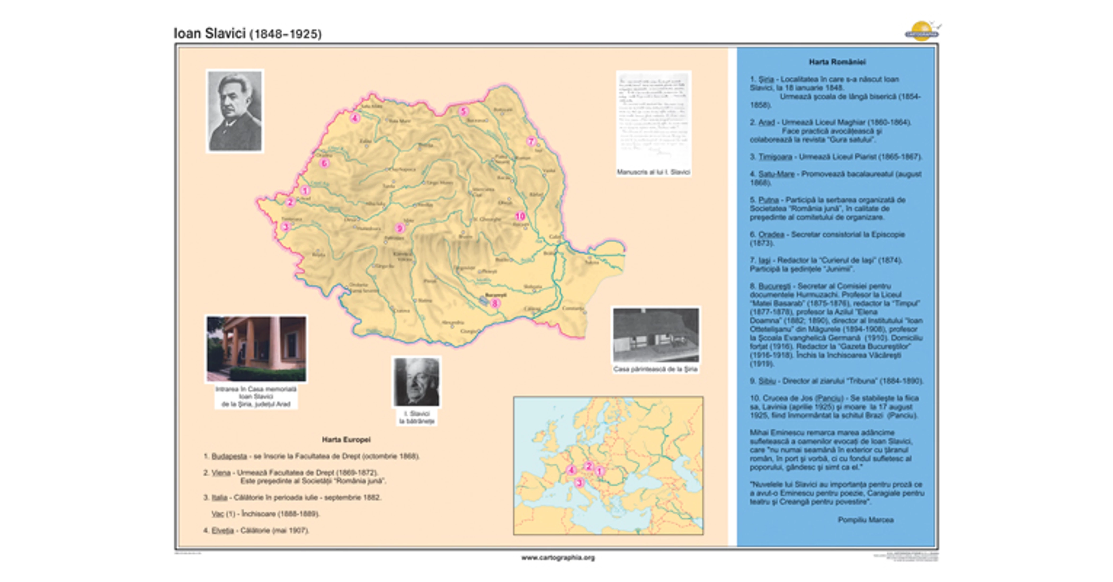 Harta literatura-Ioan Slavici(1848-1925)