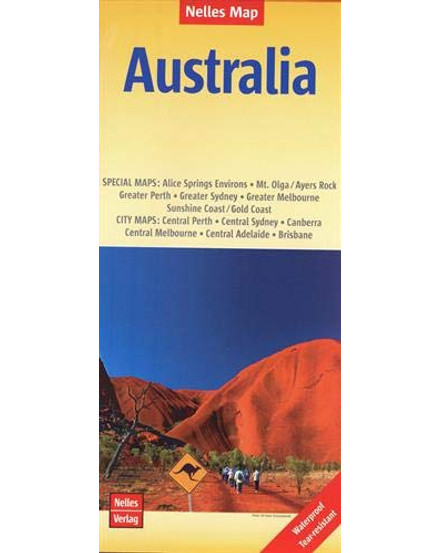 Australia harta - Nelles - Harta tari - Cartographia - harti, ghiduri ...