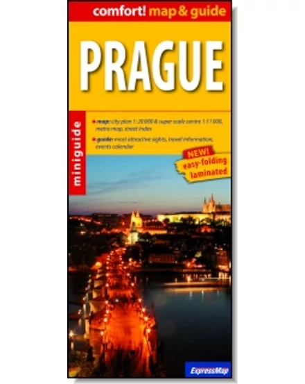 Praga (map&guide) harta laminată