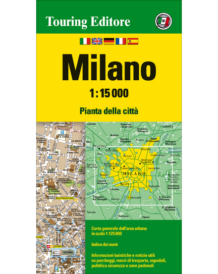 Milano harta orașului