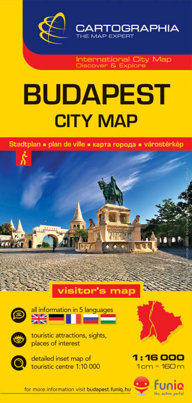 Harta Budapesta City-9789633528020
